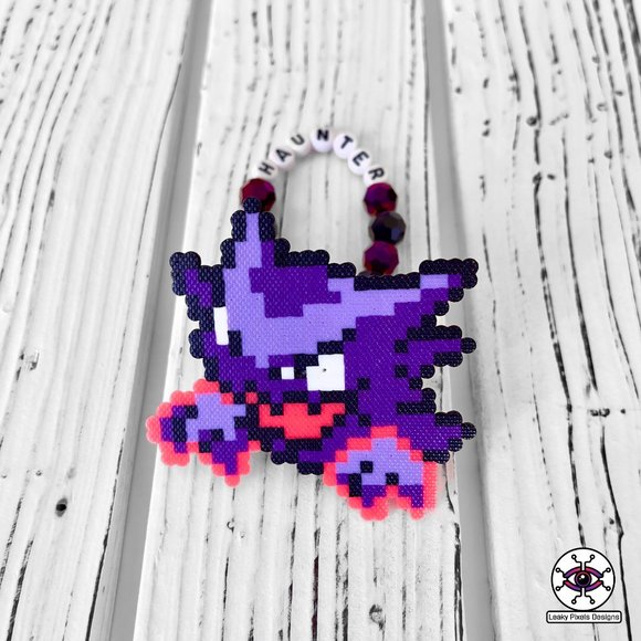 Leaky Pixels | Accessories | Haunter Perler Bracelet Pokmon Ghost ...